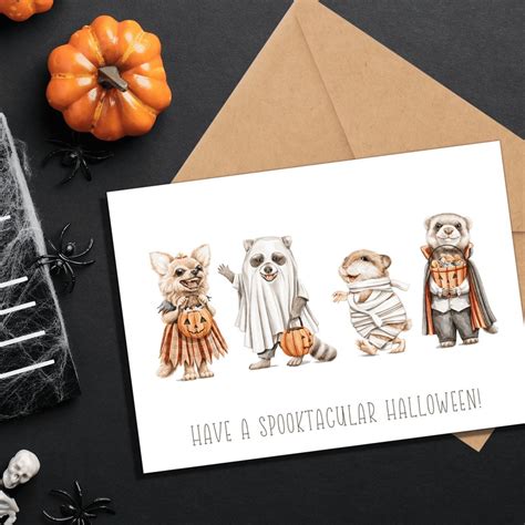Funny Halloween Card Etsy