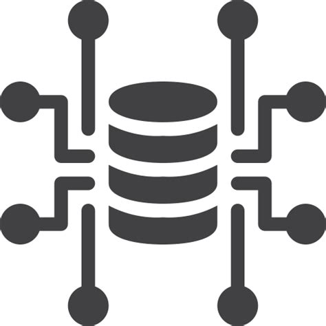 Central Connections Database Network Node Server Icon Download