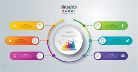 Timeline Infographics Template Workflow Process Vector Image