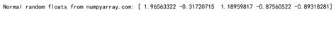 Numpy随机浮点数生成：全面掌握numpyrandom模块的浮点数操作极客教程