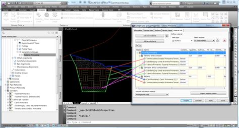selecting boundary surfaces for materials in material list autodesk