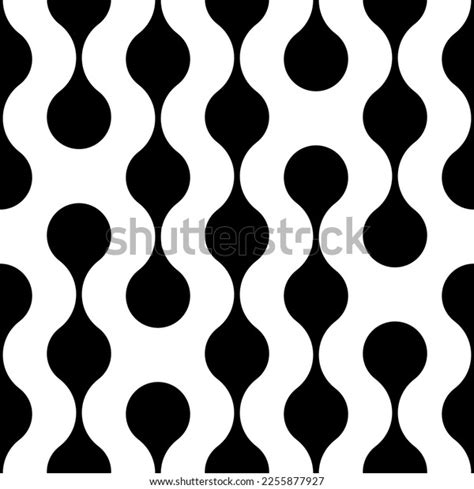 Circle Seamless Pattern Repeating Black Dot Stock Vector Royalty Free 2255877927 Shutterstock