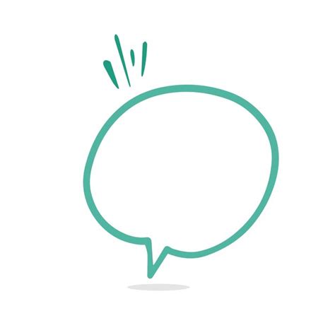 Premium Vector Set Of Speak Bubble Text Chatting Box Message Box Outline Cartoon