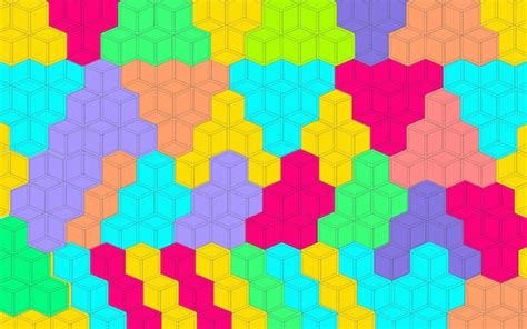 Premium Vector Isometric Cube Pattern Design