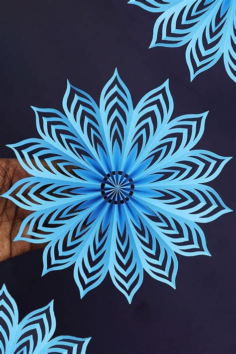 Diy 3d Paper Snowflake Christmas Crafts