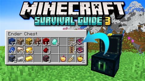 How To Use The Ender Chest Minecraft Survival Guide S3 Tutorial Lets Play [ep 21] Youtube
