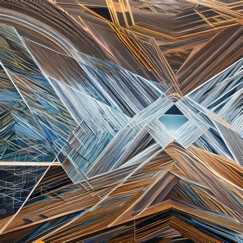 An Abstract Representation Of The Human Condition With Fragmented Identities Layered