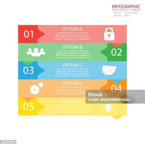 벡터 화살표 라인 인포 그래픽을 설정합니다 성장 도표 그래프 프레 젠 테이 션 차트에 대 한 템플릿 옵션 부품 단계 사업 성공