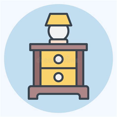 Icon Drawer Cabinet Related To Vintage Decoration Symbol Color Mate Style Simple Design