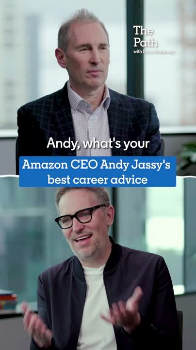 Video Linkedin News On Linkedin Amazon Ceo Andy Jassys Best Career Advice The Path