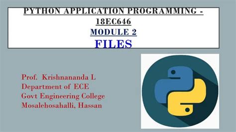Python Programming Files Pdf