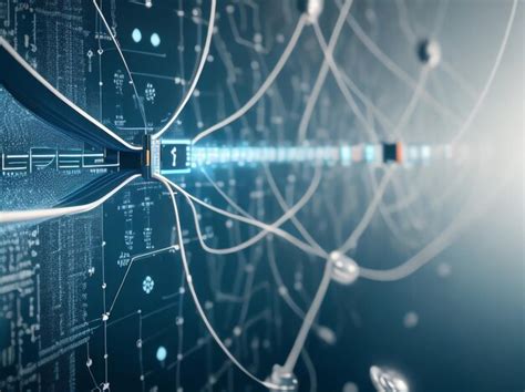 premium photo abstract data flow visualization