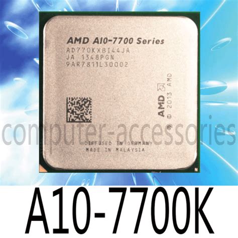 Amd A10 7700k 3 4 Ghz 4 Core 4 Thread Socket Fm2 Cpu Processor Ebay