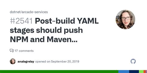Post Build Yaml Stages Should Push Npm And Maven Artifacts To Azure Artifacts · Issue 2541