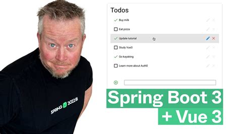 Build A Simple Crud App With Spring Boot And Vuejs Youtube