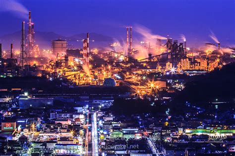 広島県福山市の工場夜景スポット 工場夜景スポット情報