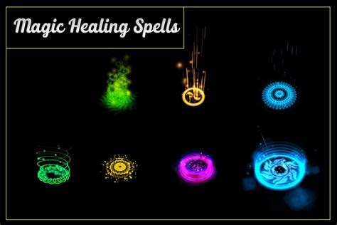 magic vfx pack healing spell and hit fx effects 符文 unity asset store