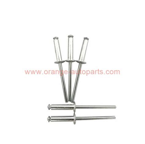 China Manufacturer 4 8mm Aluminum Flower Peel Rivet For Soft Or Fragile Materials Orange Auto