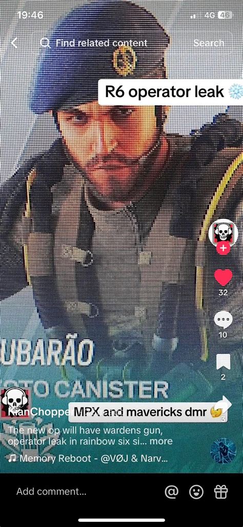 Der Operator Der 4 Staffel Von Rainbow Six Siege Ist Durchgesickert