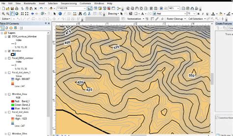 Gis How To Make Contour Lines From Dem Image Of Any Area On