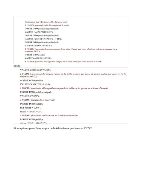 Clases Sql Pdf Informática Software De Gestión De Datos