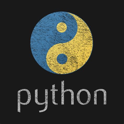 python programming yin yang python programming t shirt teepublic