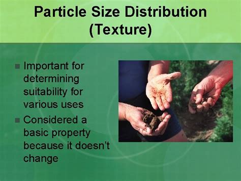 Soil Texture Particle Size Distribution Texture Important For