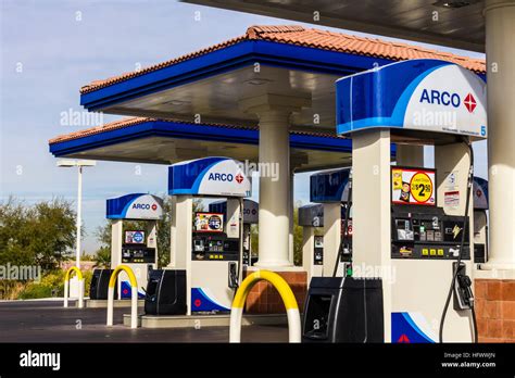 Las Vegas Circa December 2016 Arco Retail Gas Station Arco Is Stock