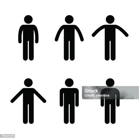 남자 사람들은 다양 한 서 위치입니다 자세 스틱 그림입니다 벡터 일러스트 레이 션 포즈 사람 흰색 아이콘 기호 기호 그림의 검은색에 대한 스톡 벡터 아트 및 기타 이미지