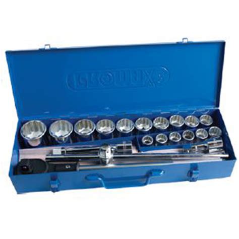 3 4 Drive 12 Points Mm Chrome Socket Set Aik Lee Industries Supply