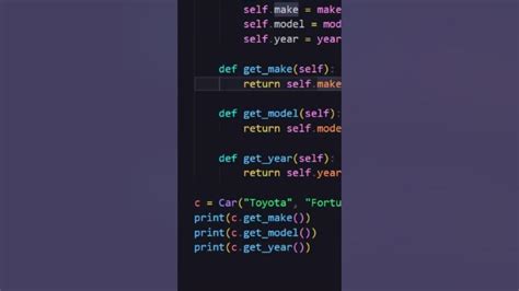 Understanding Self Keyword In Python Class Methods Python Shorts