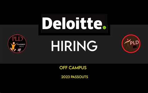 deloitte off campus 2023 for freshers