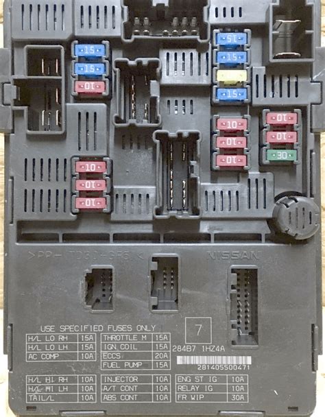 Предохранители Ниссан Ноут (E12), 2012 - 2021