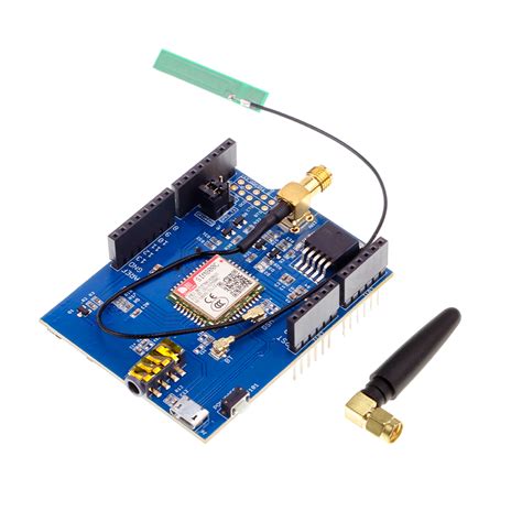 Sim800c Gprsgsm Shield For Arduino In Elecrow
