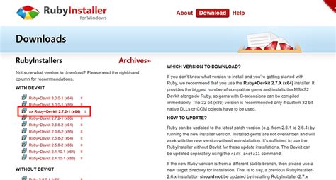 Windows Pcにrubyとsassをインストールする Webエンジニアのブログ