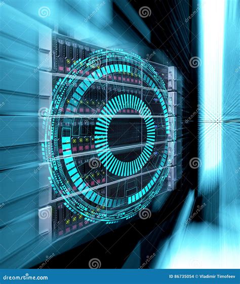 Concept Of Disk Storage Data Center Information Technology And