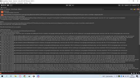 Unity Build 1 Exception Was Raised By Workers See The Console For Details Hatası Technopat