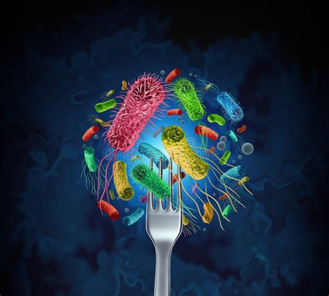 Bacteria Food Outbreak Stock Illustration Illustration Of Risk 276948257