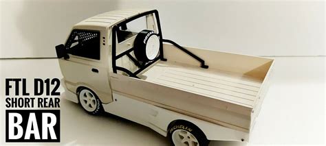 Stl File Wpl D12 Kei Truck Rear Bar・3d Printer Model To Download・cults