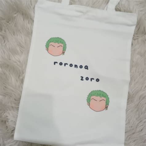 Roronoa Zoro Accessories Totebag Ganci Phonestrap Keychain Pin Zoro Bracelet Tote Bag One Piece