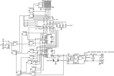 Electronic Combination Lock Locker Project Alarms And Security Related Schematics And