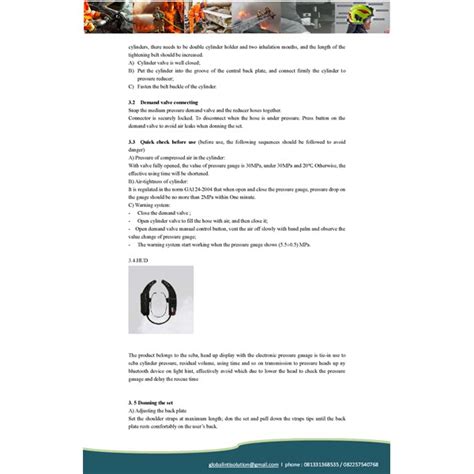 Jual Scba Breathing Apparatus 68 L Composite Hud System Gis Ba 02 Oleh Cv Global Inti Solution