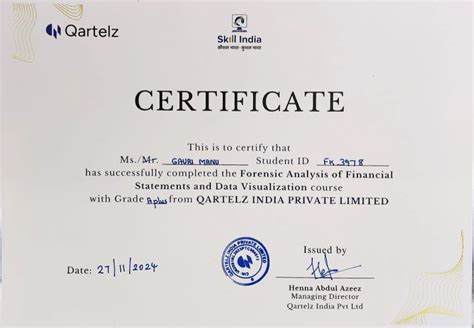 Finance Datavisualization Forensicanalysis Continuouslearning… Gauri Manu