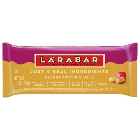 Larabar Fruit And Nut Bar Peanut Butter And Jelly Main