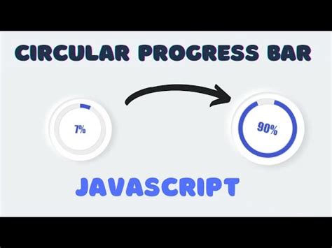 Circular Progress Bar With JavaScript YouTube