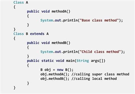 Single Inheritance A Class Inheritance For Class A And B Shagun Shota Posted On The Topic