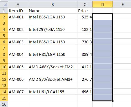 How To Quickly Insert Blank Rows Between Existing Rows In Excel Excelbaby