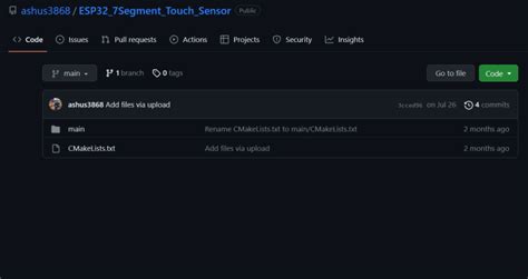 Master Esp32 Touch Sensor And Seven Segment Display With Esp Idf