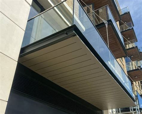 Aliclad Aluminium Flow Balcony Soffit Drainage And Cladding Board 240mm