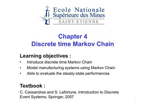 discrete time markov chains introduction and analysis
